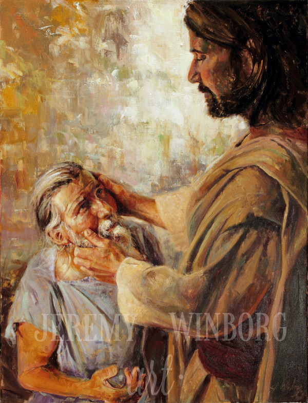 The Blind Man of Bethsaida Giclée Print - Jeremy Winborg Art