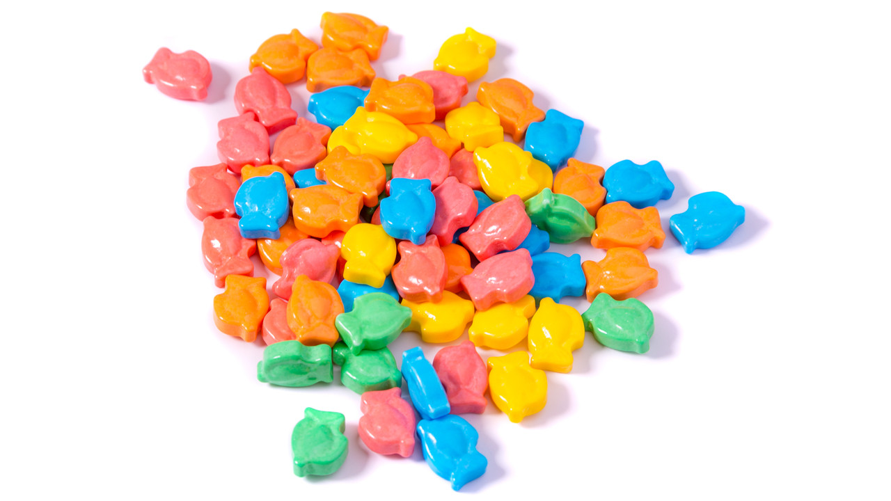 Gone Fishing Candy - Coated Fish Shaped Candy 1 Lb Concord - Boyd's ...