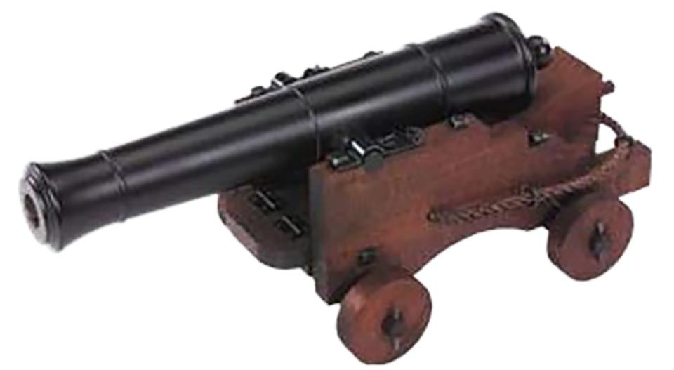 Traditions Old Ironsides Mini Cannon 69 Cal 12.5" Brl Fuse Ignition ...