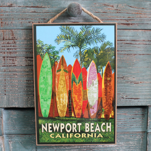 Keep Calm and Surf On Surfboard Sign - Made in the USA Wood Sign ...