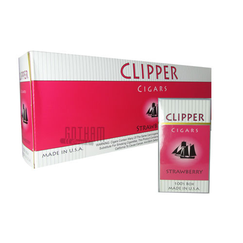 Clipper Filtered Cigars Strawberry 100's - Cigars | GothamCigars