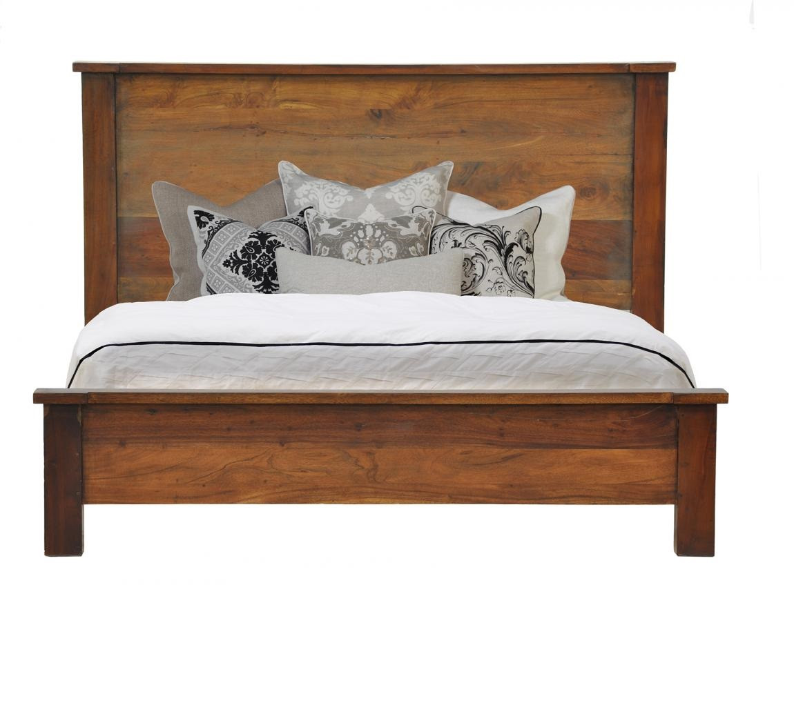Hampton Solid Wood California King Bed-Brown | Zin Home