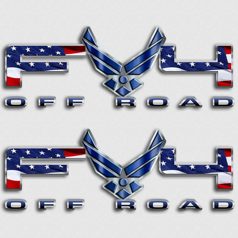 FX4 Air Force Sticker set - Aftershock Decals