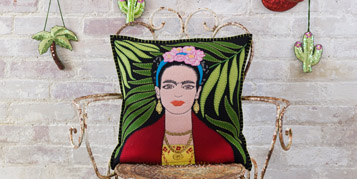 Jan Constantine | Hand Embroidered Textiles | Hand embroidered Cushions ...