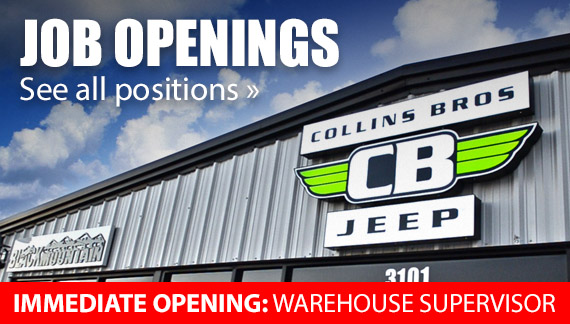 Collins Bros Jeep – Your '76 to Current Jeep Professionals