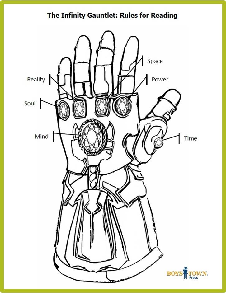 Infinity Gauntlet: Rules for Reading Activities