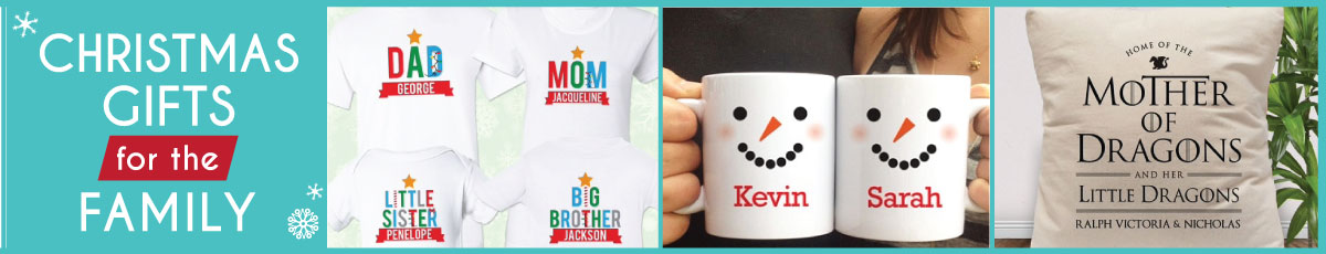 Personalized Christmas Gifts for the Family | Holiday Gifts for Families