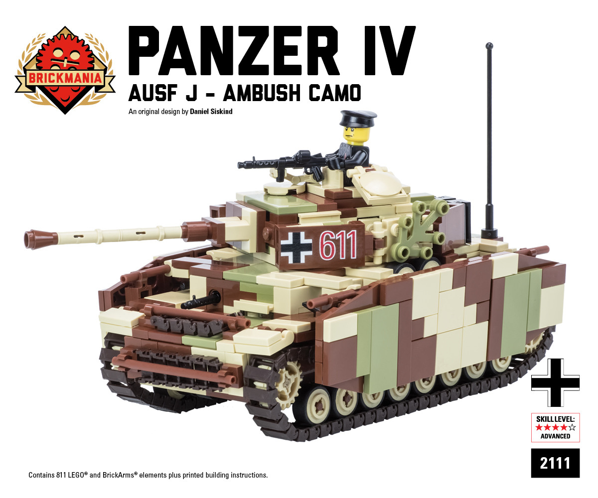 Panzer IV Ausf J - Ambush Camo - Brickmania Toys