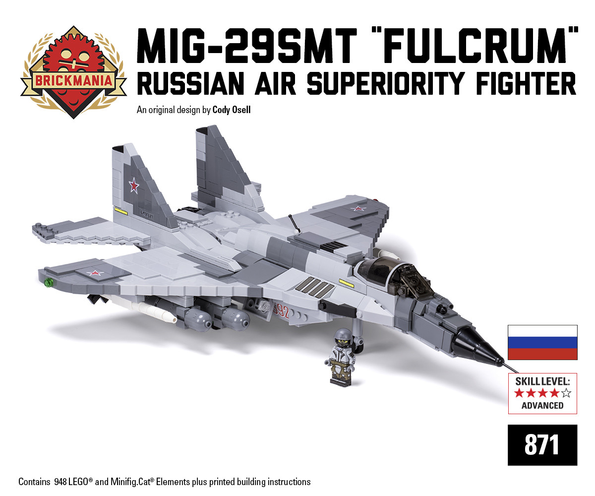 MiG-29SMT "Fulcrum" - Brickmania Toys