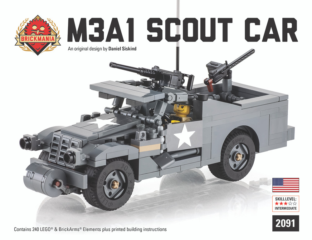 M3A1 Scout Car - Brickmania Toys