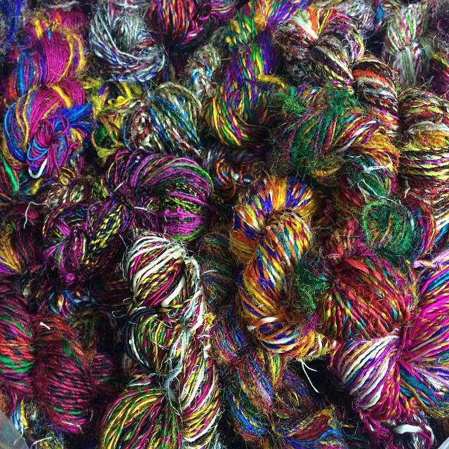 RECYCLED SARI SILK YARN BULKY - Expression Fiber Arts, Inc.