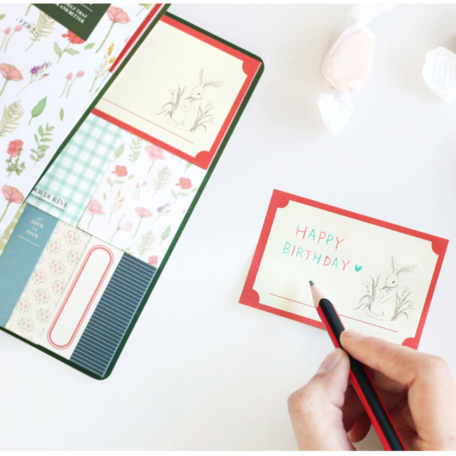 Iconic sticky book with different designed sticky note ver.3