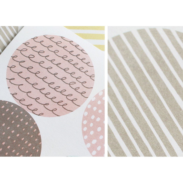 Paperian Pattern round deco sticker set - fallindesign.com