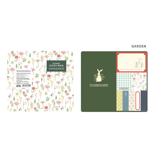 Iconic sticky book with different designed sticky note ver.3
