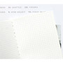 Iconic Pocket thread stitching small grid notebook - fallindesign
