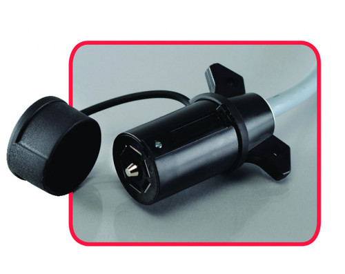 77MB --- Mounting Bracket for 7-Way Round Connectors - Croft Trailer Supply