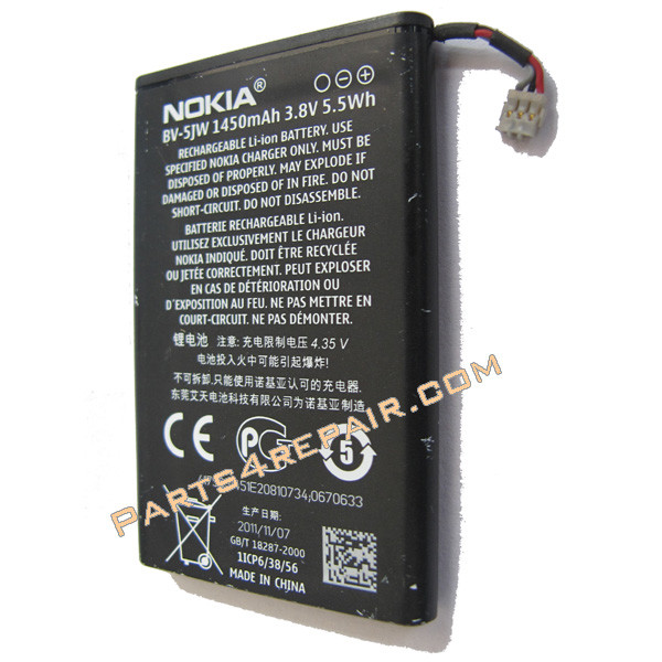 Built-In Battery for Nokia N9 / Lumia 800 - Parts4repair.Com