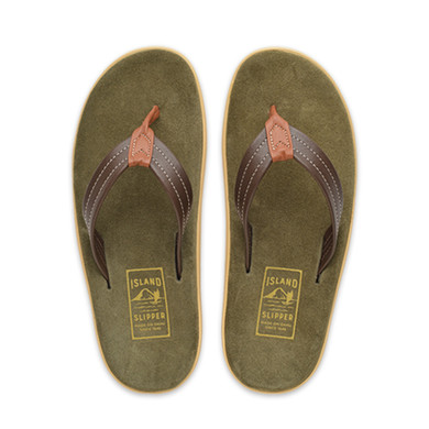 Made in Hawaii USA | Men's Leather + Suede Thong Sandals