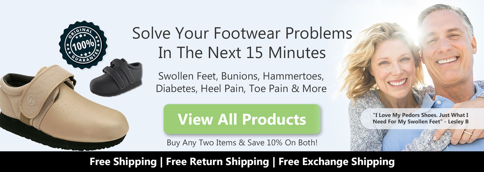 Pedors Orthopedic Shoes For Swollen Feet | Official Site