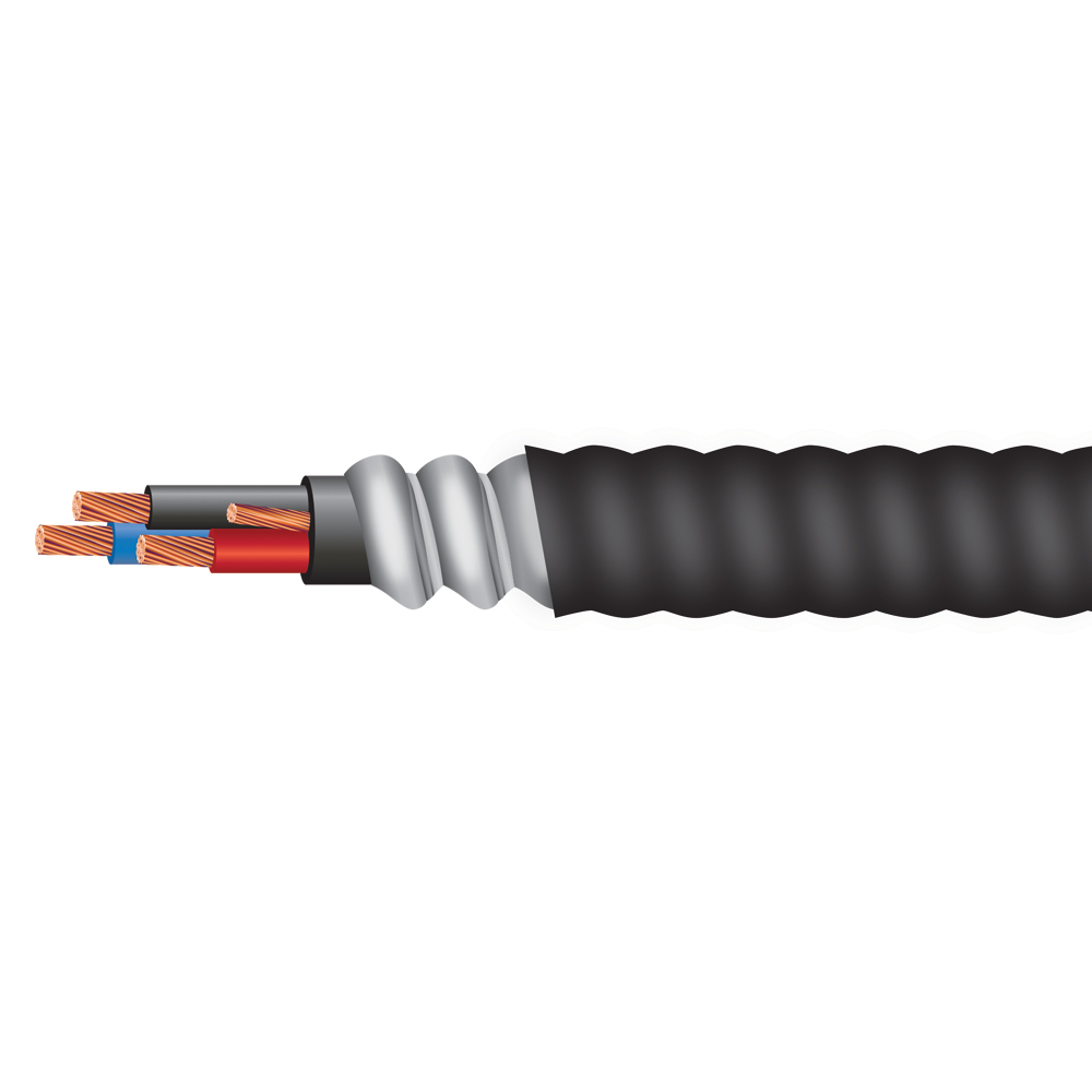 Copper Power & Control Cables - Teck Armored Cable - 10 AWG Teck Cable 600 Volts - Electrical ...