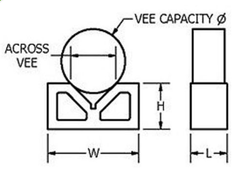 Vee Blocks [Matching Pairs] - Sizes 2", 3", 4" or 6" - LPR Toolmakers