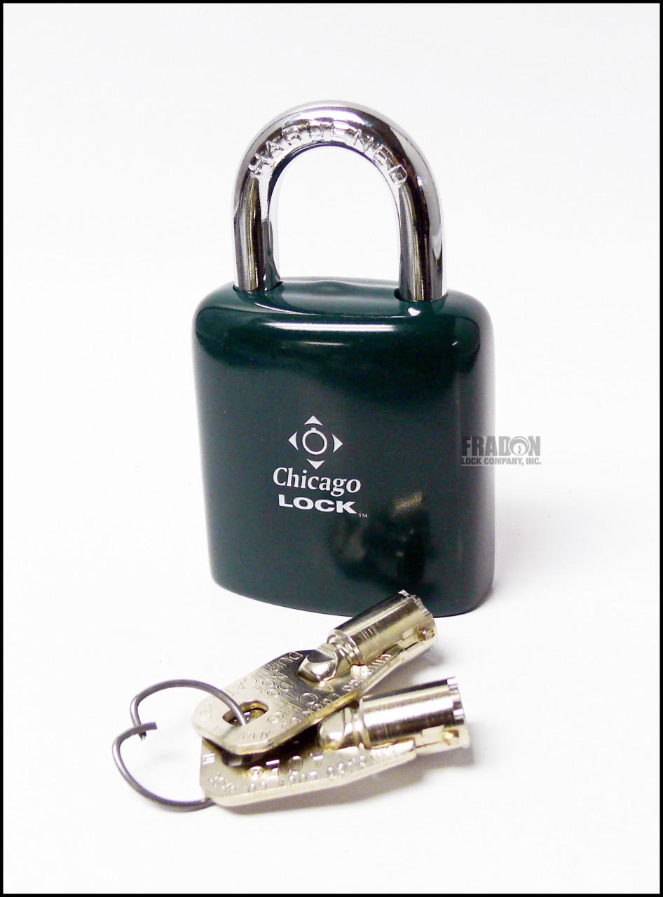 Chicago RC4841 Padlock Tubular Ace II Green Cover - SafeAndLockStore ...