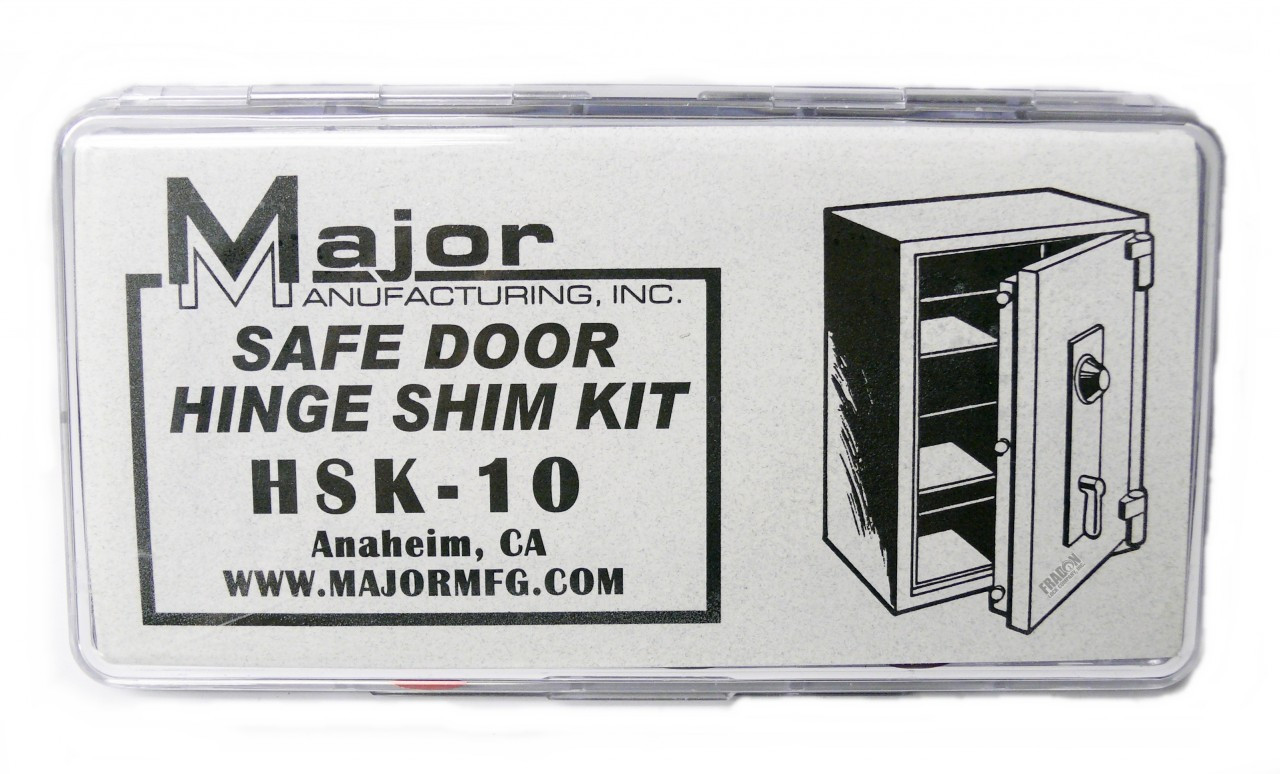 Major Manufacturing HSK10 Safe Hinge Shim Kit
