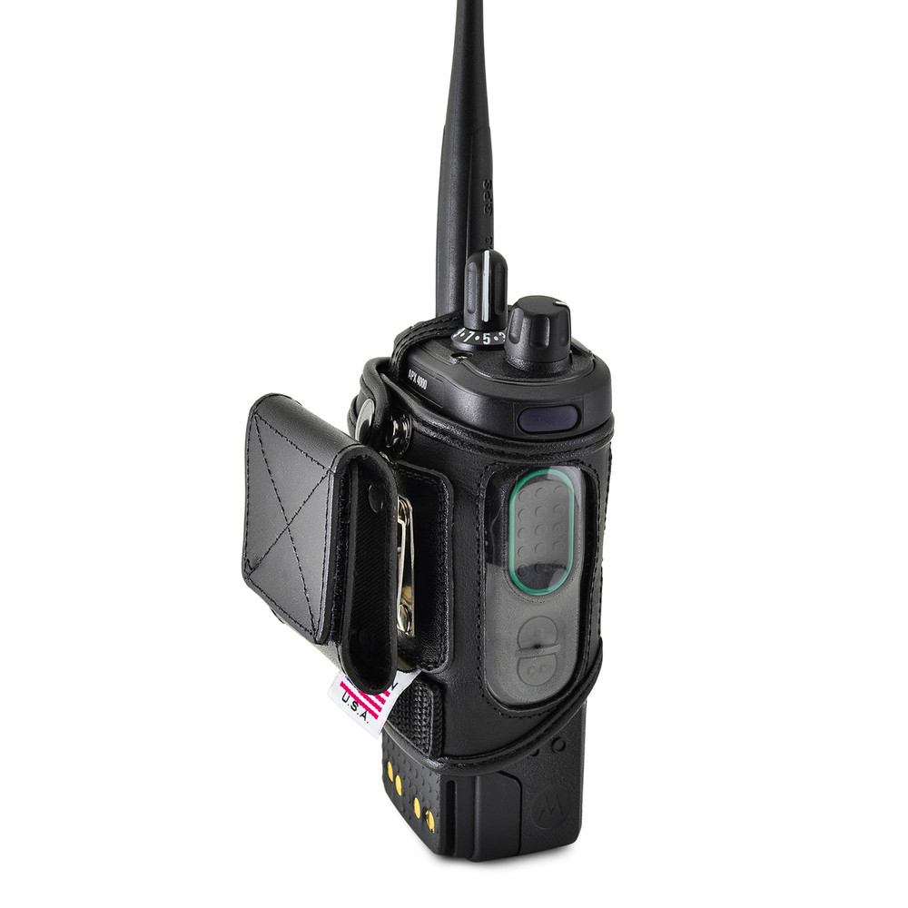 Motorola APX 4000 Extend Battery Dual Knob Carry Holder Case Turtleback ...