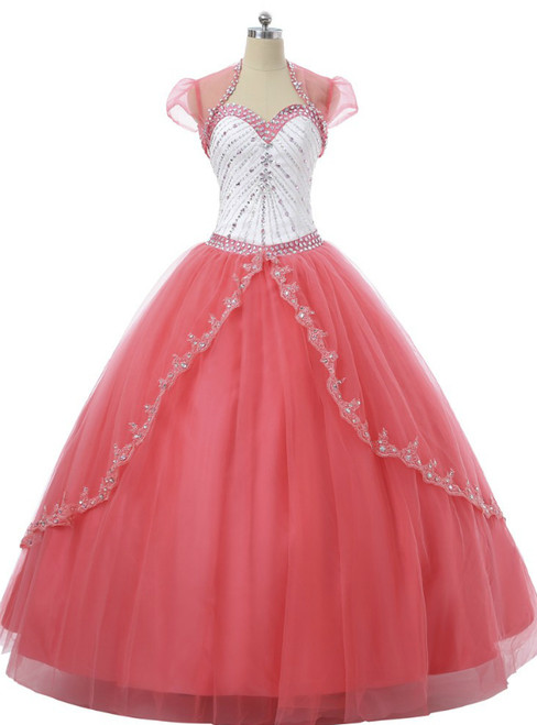 Pink Prom Dresses,Hot Pink Formal Dresses