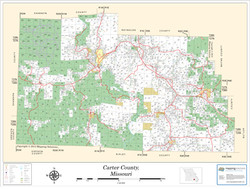 Carter County, Missouri Maps from Mapping Solutions