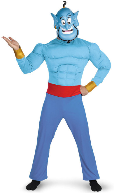 Aladdin's Disney Muscle Genie Costume - The Costume Shoppe
