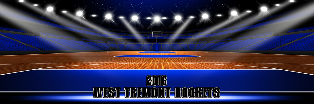 Panoramic Sports Team Banner Photo Template - Basketball Arena