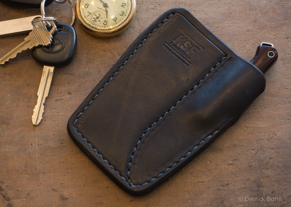 KSF Leather: Adirondack Leather Pocket Sheath with Pocket--BLACK | All ...