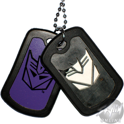 Deadpool Logo Gun Stance Dog Tags