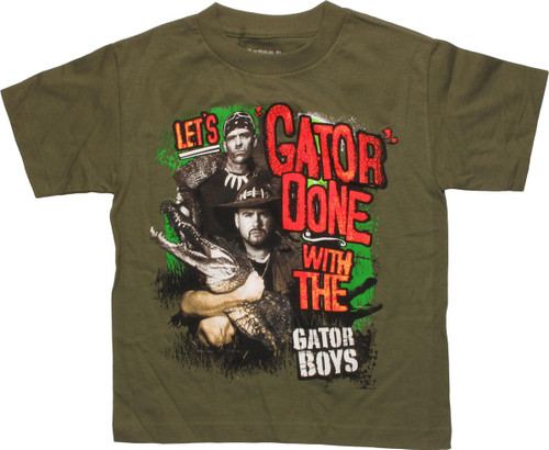 Gator Boys Splatter Logo Youth T Shirt