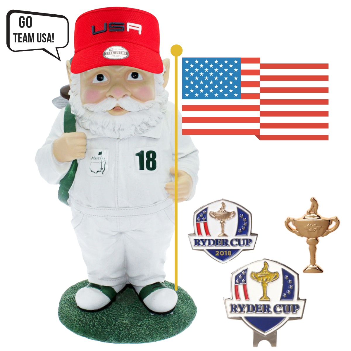 2018 Masters Merchandise: Golf Hats, Shirts, Pin Flags, Balls & Accessories