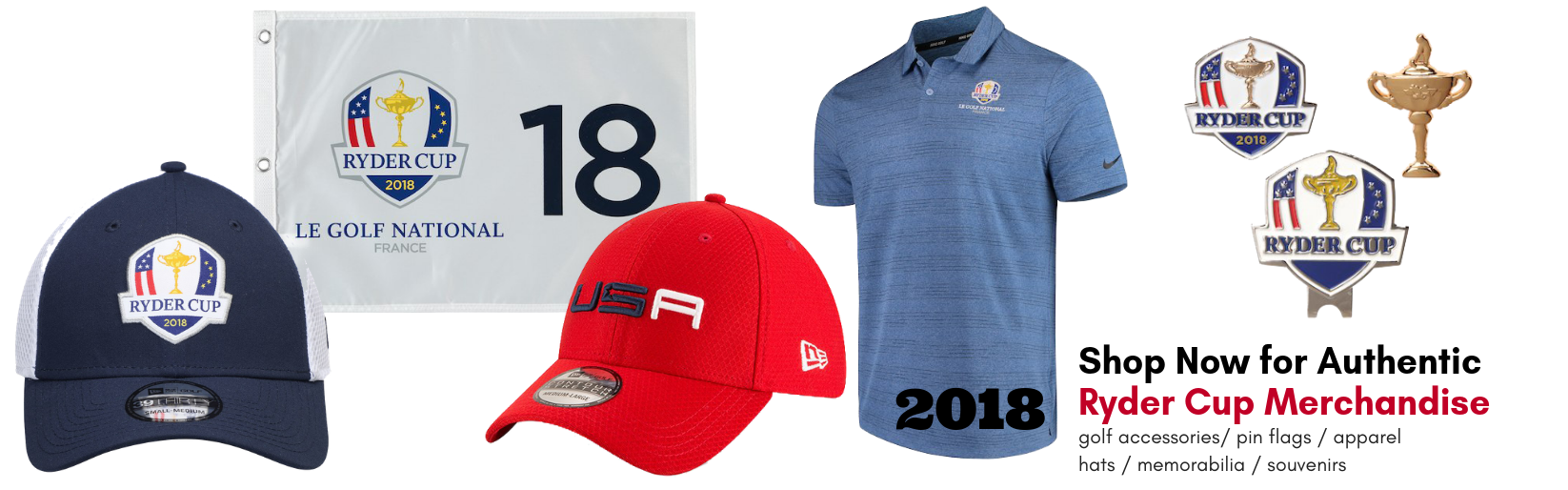 2018 Masters Merchandise: Golf Hats, Shirts, Pin Flags, Balls & Accessories