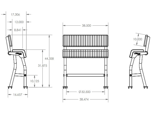 Leaning Post Seat for Center Console Boats