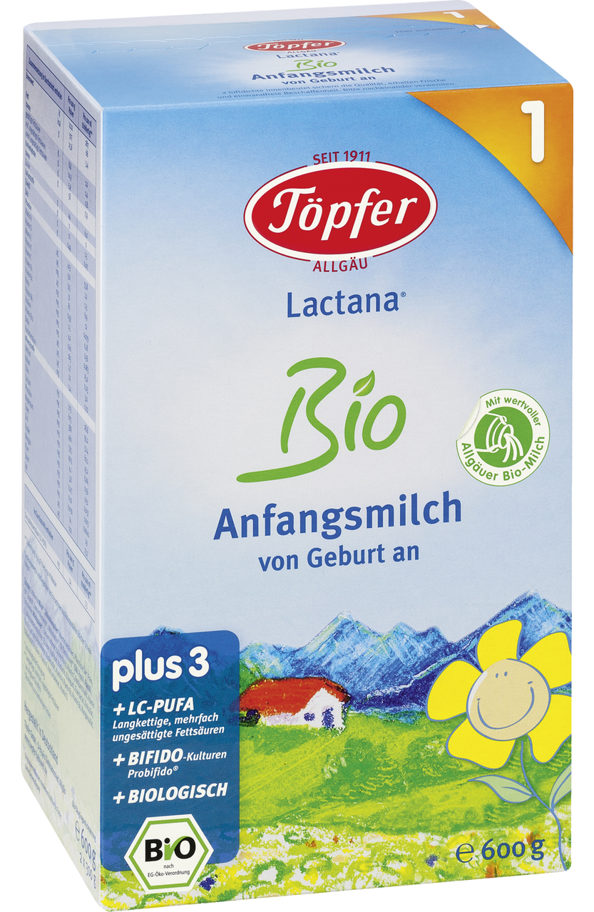 Topfer Stage 1 Lactana Organic Infant Milk Formula - Organic Start