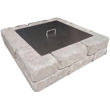 Square Metal Fire Pit Covers Flame Creation Square Metal Fire Pit Covers Flame Creation
