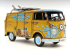 1967 Volkswagen VW Bus Tin Metal Car Model 12" with Surf Boards ...