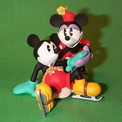 1997 Disney - Mickey's Snow Angel Christmas Ornament | The Ornament Shop