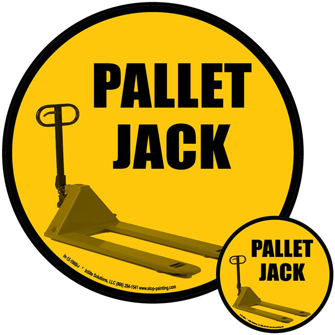 Pallet Jack Floor Sign - Identification Systems
