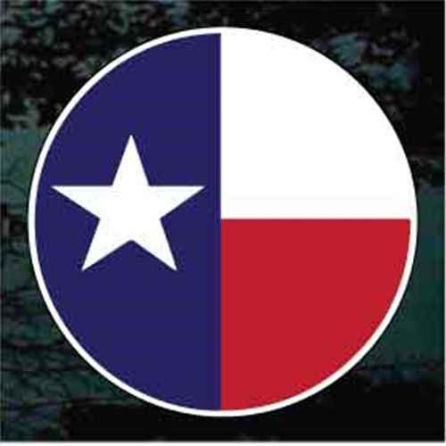 Texas Flag Waving Decals & Window Stickers