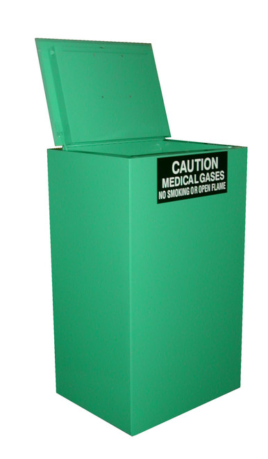 Medical Oxygen Cylinder Storage Cabinet - Fire Lined - 2-4 Cylinders