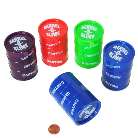 Barrel of Slime toy -- Gooey Fun Toy Sold by the Dozen