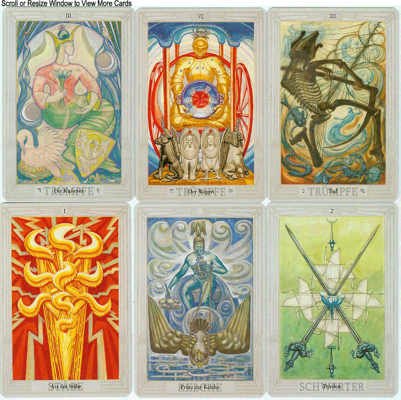 Original Aleister Crowley Thoth Tarot (Standard Size) - The Tarot Garden