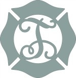 Unfinished Wooden Fireman BadgeFrame Monogram Wooden Craft DIY Craft ...