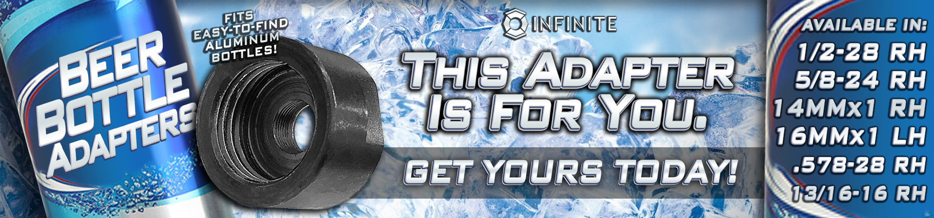 Infinite Product Solutions – Barrel Thread Adapters, Cleaning Kits