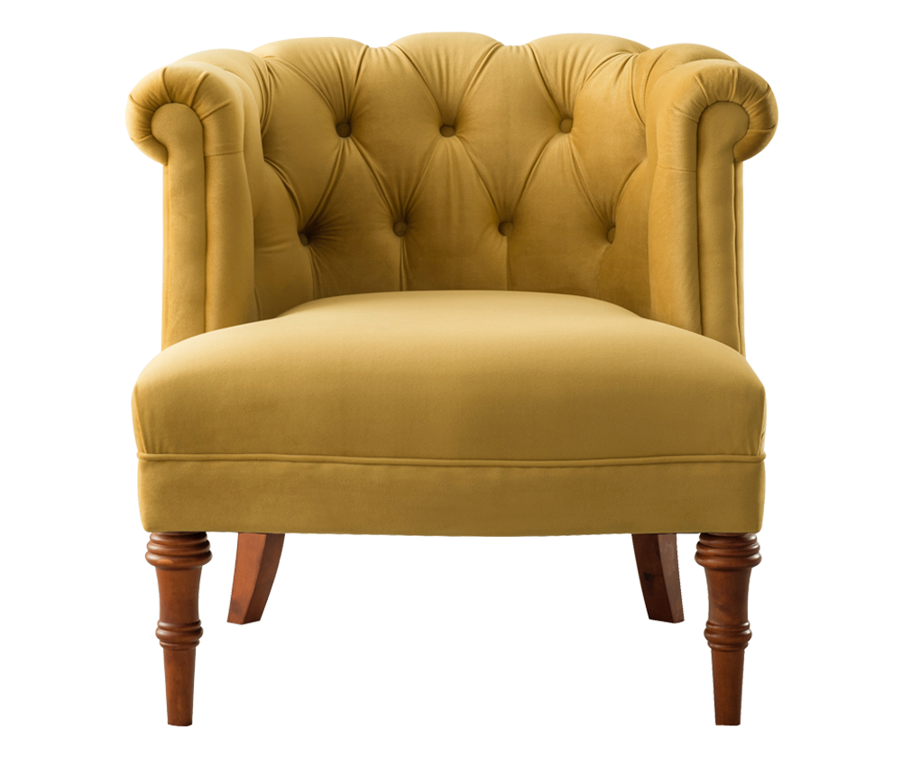 Katherine Tufted Accent Chair, Gold - Jennifer Taylor Home